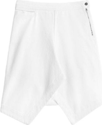 Christophe Lemaire Femme, Jupes, Blanc, Taille: 36 FR Gonna midi asimmetrica