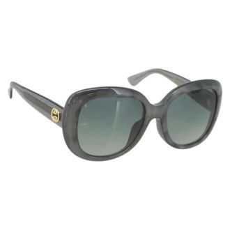Gucci Lunettes de soleil vintage doccasion - Femme - Pre-owned - Gris - Taille: ONE Size