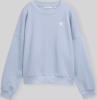 Tom Tailor Denim Loose Fit Sweatshirt aus reiner Baumwolle