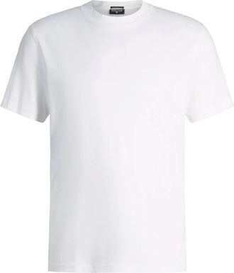 Strellson Homme, Tops, Blanc, Taille: XL T-shirt en coton merceris&eacute; blanc