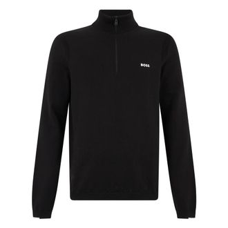 HUGO BOSS K_Ever-X Quarter Zip Pullover - - Knitwear - Herren - Schwarzk - M