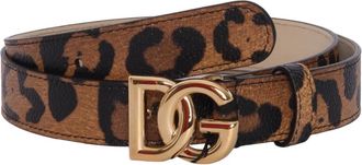 Dolce & Gabbana unisex, Accessoires, Brun, Taille: XL Cintura Logata