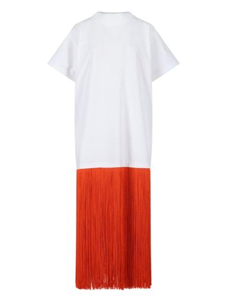 Alaia Fringe Maxi T-Shirt