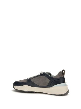 Fendi Mens Trainers Calf Leather Blueberry-Ash-Mint Blueberry/ash/mint Sneaker