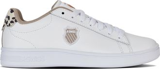 K-Swiss Damen Court Shield Ii Sneaker, White Leo White, 38.5 EU