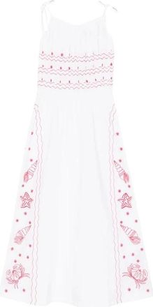 Maison Labiche Shells Mangin Kleid - - Dresses - Damen - Wei&szlig; - XS