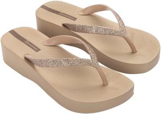 Ipanema Mesh Chic PLAT Fem, Tongs Femme, 40 EU, beige, 40 EU