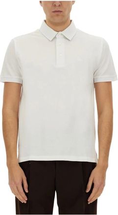 Etro Homme, Tops, Blanc, Taille: XL Polo Roma Imprim&eacute;