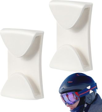 Generic Generisch 2 St&uuml;ck Brillenclip f&uuml;r Ski, Brillenclip f&uuml;r Skihelme, Brillengriff Anti Drop, Multifunktionales Skizubeh&ouml;r, Quick Release Goggle Grip Side 