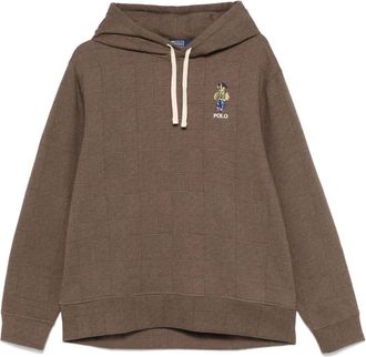 Polo Ralph Lauren Karierter Hoodie - Braun