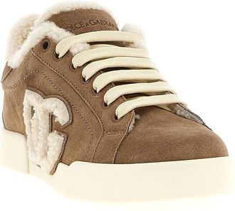 Dolce & Gabbana Portofino Sneaker - Brown