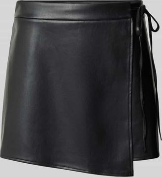 Gina Tricot Minirock in Leder-Optik