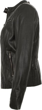 Jilani Lederjacke Cindy Jilani Collection - Damen Lederjacke Lammnappa schwarz