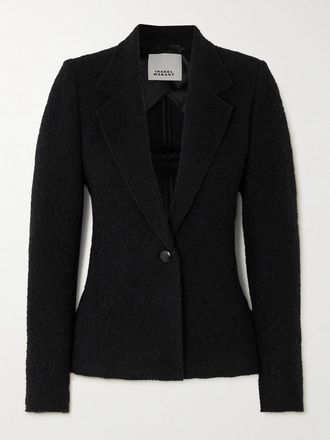 Isabel Marant Ghislaine Blazer Aus Einer Wollmischung - Schwarz
