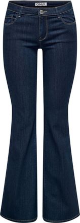 Only Female Schlaghosen-Jeans ONLHELLA Niedrige Taille Retro-Fit, ausgestellt Jeans