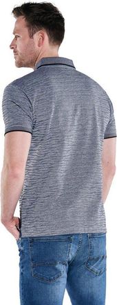 Engbers Poloshirt Herren Polo-Shirt strukturiert, Schwarz
