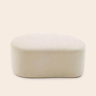 Madura Pouf Julika Opal sable doux - NATUREL