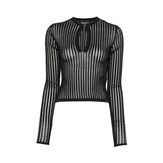 Dondup Bluse mit Metallic-Effekt - - Blouses & Shirts - Damen - Schwarzk - S