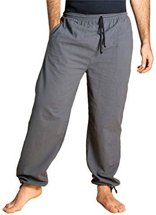 Panasiam E-Pants Longs, Coton, Gris foncé, L