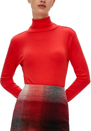 s.Oliver Damen T-Shirt Langarm 2172642 Red 42