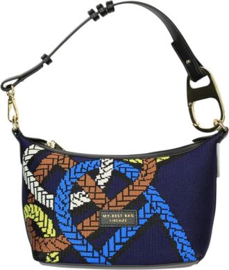 My Best Bags Firenze Femme, Sacs, Bleu, Taille: ONE Size Deck 1