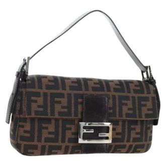 Fendi Pre-owned Sac bandouli&egrave;re vintage Zucca Canvas - Femme - Pre-owned - Brun - Taille: ONE Size