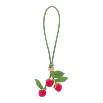 Ganni Femme, Accessoires, Rose, Taille: ONE Size Charm Keychain