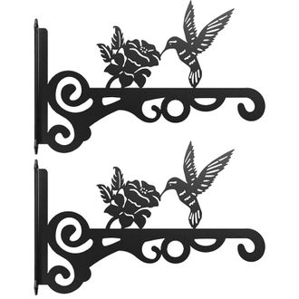 Generico Tür, Zimmerpflanzen, Balkon, Eisenstange, Fenster, Gartenfenster, Transporteur im Freien, robuster Haken für Windpark-Glocken: Gartenzubehör mit Vasen