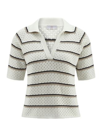Riani Polo-Pullover Riani weiss