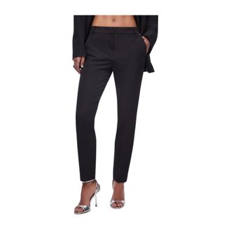 Liu Jo Femme, Pantalons, Noir, Taille: 42 FR Pantalon Cigarette