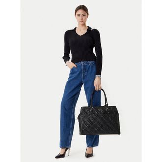 Guess Handtasche Guess TWQL96 58919 Schwarz