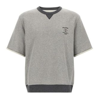 Brunello Cucinelli SweaT-shirt Solomei Athletic Club - Homme - Sweatshirts et sweats &agrave; capuche - Gris - Taille: 3XL
