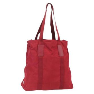 Prada Pre-owned Vintage Nylon Tote Bag - - Pre-owned - Damen - Rot - ONE SIZE