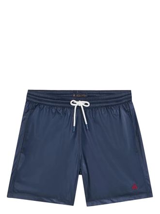 Brooks Brothers Badeshorts mit Logo-Stickerei - Blau
