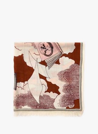 Inouïtoosh Écharpe à imprimé en laine