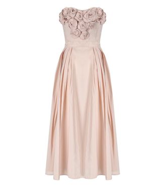Elisabetta Franchi ROBE MIDI AVEC ROSES ROSA BABY ELISABETTA FRANCHI