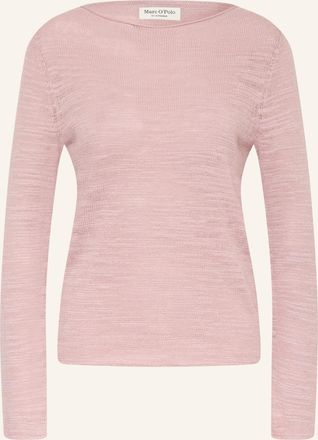 Marc O'Polo Marc Opolo Pullover Mit Leinen rosa