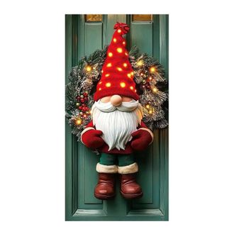 Generic Weihnachtsdeko T&uuml;r,Weihnachten T&uuml;r Abdeckung Dekoration Weihnachtsmann H&auml;ngen Banner Hintergrund, Weihnachtsbanner f&uuml;r Haus Haust&uuml;r Veranda Weihnachte