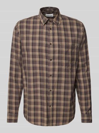 Armedangels Regular Fit Freizeithemd mit Label-Stitching Modell NOAAMOS