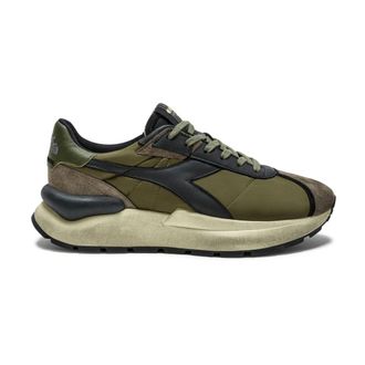 Diadora Gr&uuml;ne Leder-Sneakers im Vintage-Stil - - Shoes - Herren - Gr&uuml;n - 46 EU