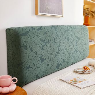 Generic Elastischer G&auml;nsebl&uuml;mchen-Jacquard Kopfteilbezug, Haustierfreundlicher & Einfach Anzubringender Schutzbezug, Kratzfester & Waschbarer Staubschutz f&uuml;r 