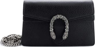 Gucci Dionysus Bag Leather Super Mini clutch bag - Noir
