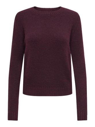 Jacqueline de Yong Jacqueline de Yong Female Strickpullover JDYSILJA Strickpullover (DE/NL/SE/PL, Alphanumerisch, S, Regular, Regular, Maroon Banner)