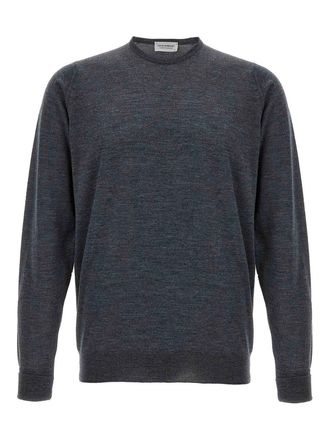 John Smedley Pull Col Rond - Marron