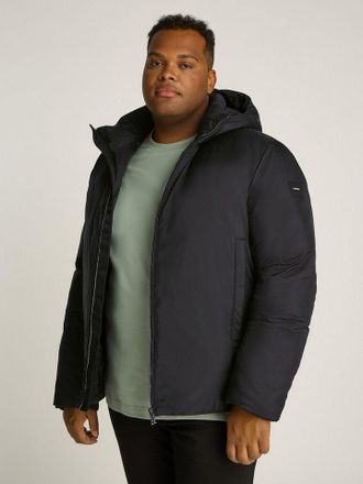 Calvin Klein Outdoorjacke BT_NON QUILT PADDED HOOD JACKET in Gro&szlig;en Gr&ouml;&szlig;en mit Logopatch