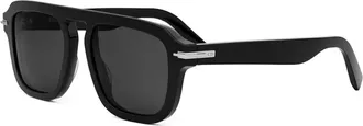 Dior Gr&uuml;ne Piloten-Sonnenbrille mit Lasergraviertem Logo - - Accessories - unisex - Schwarzk - 52 MM