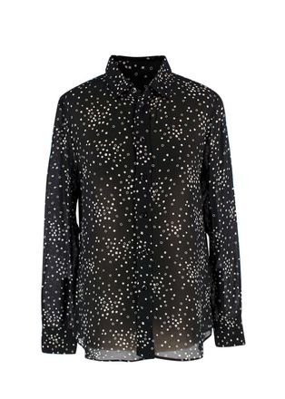 Saint Laurent Black Star Blouse Size S