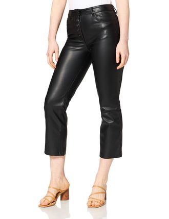 Benetton Damenhose, Schwarz Schwarz 100, 46