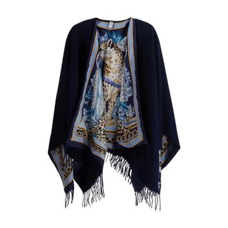 Ferragamo Damen, Jacken, Blau, ONE SIZEGr&ouml;&szlig;e