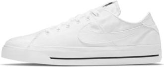 Nike Nike Homme Court Legacy Canvas Mens Shoe, White/White-Black, 42.5 EU